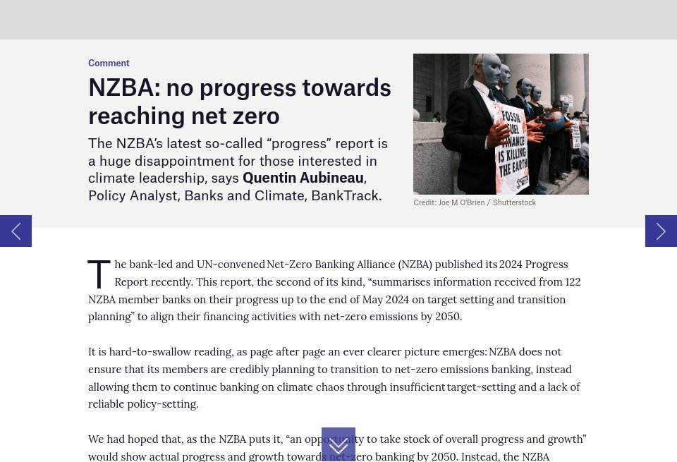 NZBA: no progress towards reaching net zero - Leasing Life | Issue 30 ...